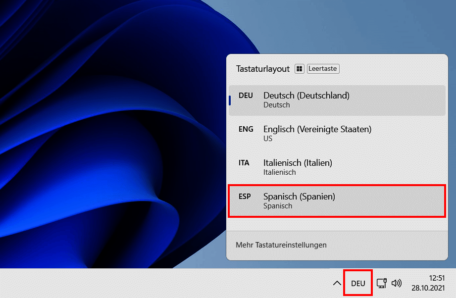 Tastatur umstellen in Windows 11: Tastatursprachen installieren und ...