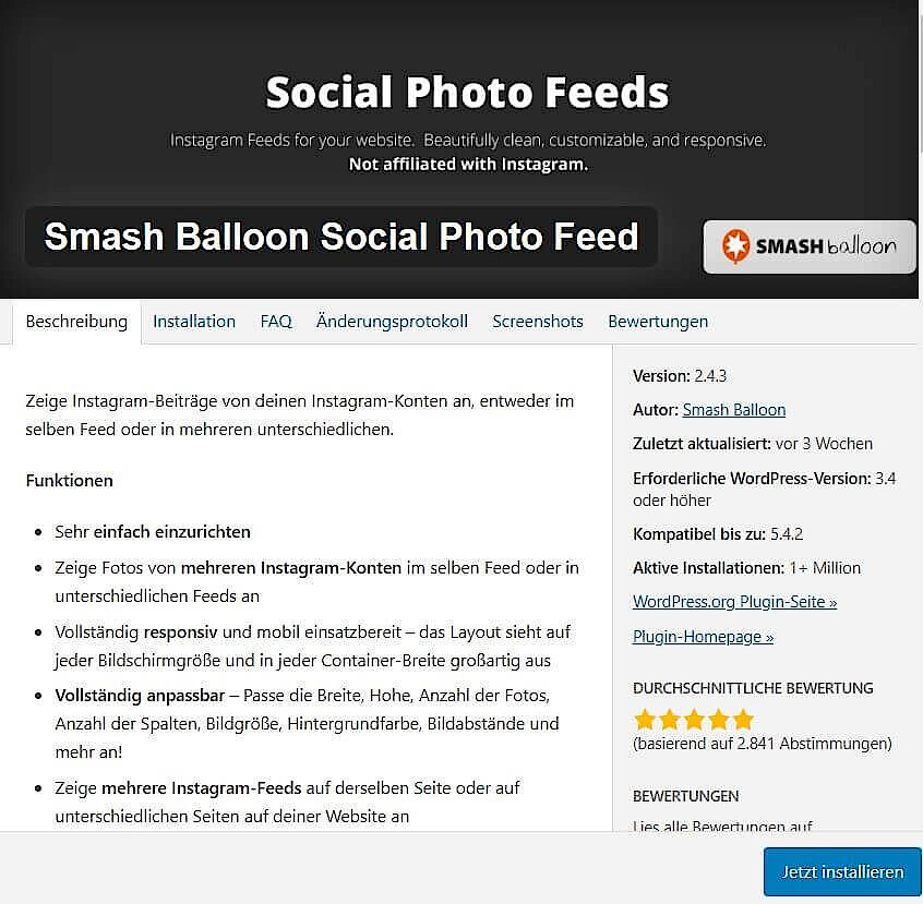 WordPress-Instagram-Plug-ins: Instagram-Feed in WordPress einbinden ...