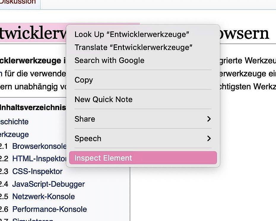 Chrome Developer Tools And Devtools In Safarifirefox Ionos At