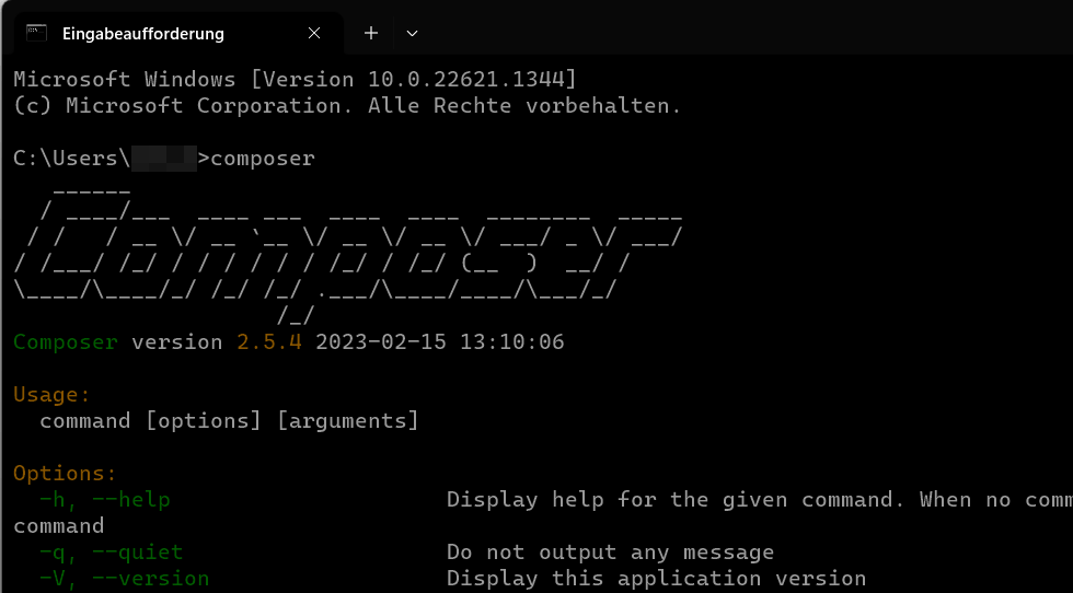 Composer in Windows 11 installieren - so geht's - IONOS AT